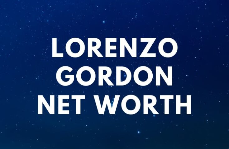 Lorenzo Gordon - Net Worth, Salary, Wife, Affair, Biography - Famous ...