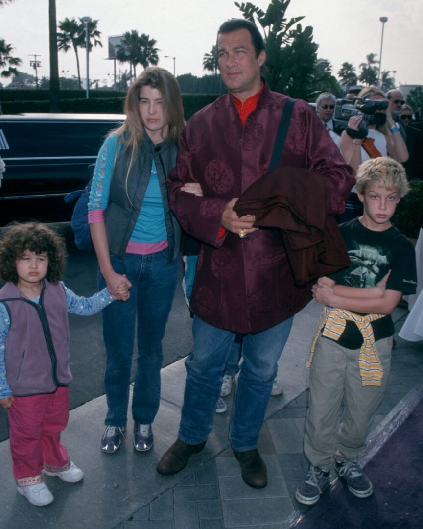 Steven Seagal's wives and children: does the acting star have a family? - Famous People Today